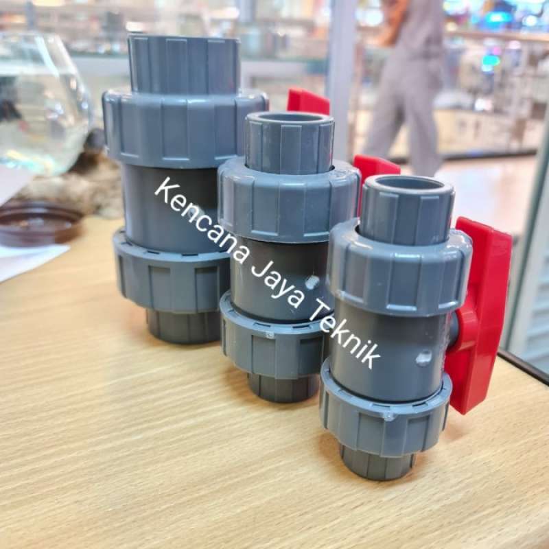 Jual Ball Valve True Union Pvc / Stop Kran Watermur 1 Inch Dn25 Di Seller Aghanim - Cengkareng ...