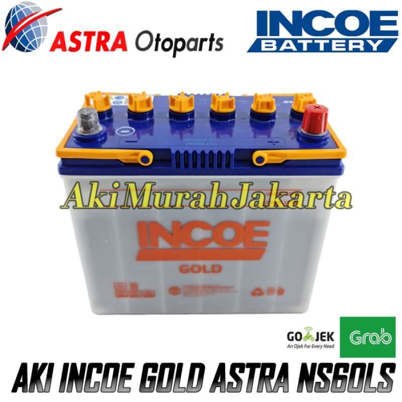 Promo Aki Mobil Odissey Incoe Gold Astra Ns60ls Aki Basah 12v / 45 Ah Termurah Diskon 15% Di ...