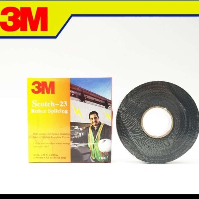 Jual 3m Isolasi Listrik Scotch 23 | Rubber Splicing Tape Di Seller ...
