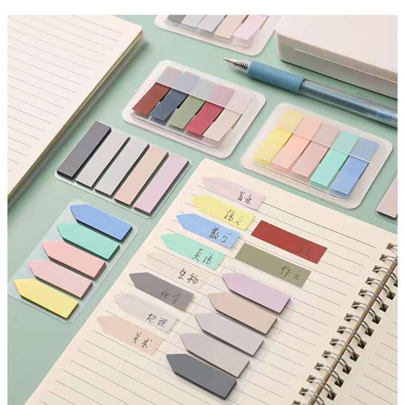Jual Sticky Note Macaron Morandi Catatan Tempel 100 Lembar Set Memo ...