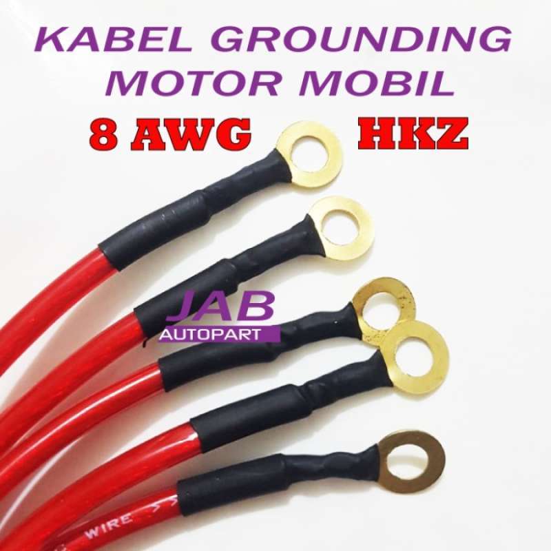 Jual Kabel Grounding Mobil Motor Ground Wire Kit 8 Awg Hkz - 60cm Di ...