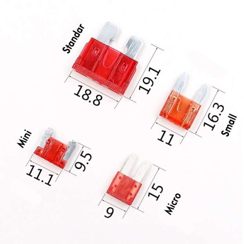 Jual Kabel Jumper Arus Fuse Tap Connector Low Profile Small Standar ...