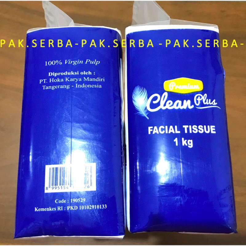 Promo Clean Plus Premium Facial Tissue 1kg / Tisu Wajah (dus) Diskon 33 ...