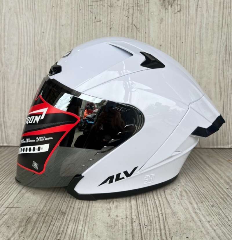 Jual Helm Alv Ultron Pro Solid Paket Ganteng / Alv Ultron Pro Half Face ...
