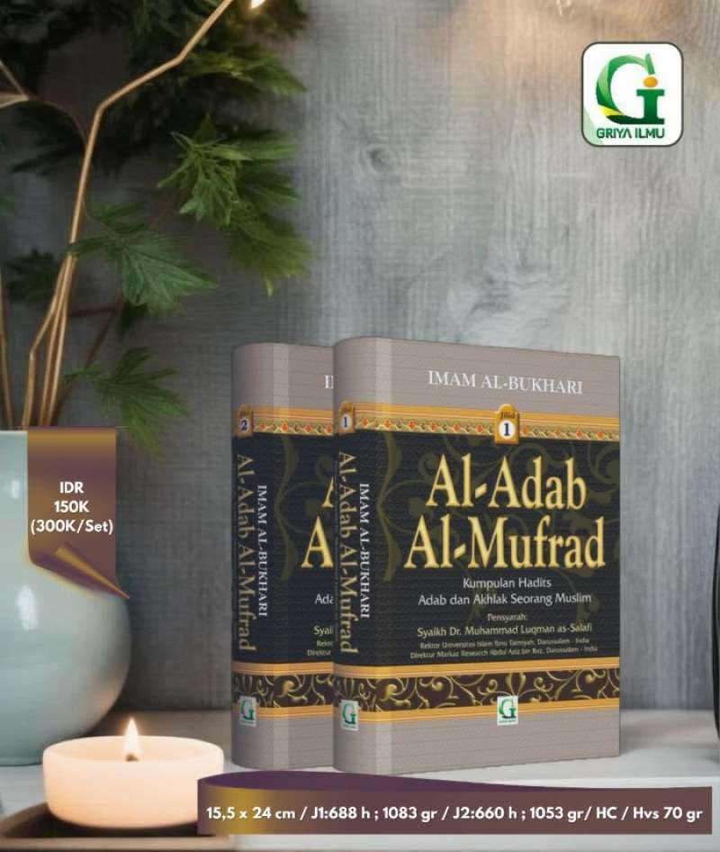 Promo Al-adab Al-mufrad Set, 2 Jilid Diskon 23% Di Seller Zawaru Store ...