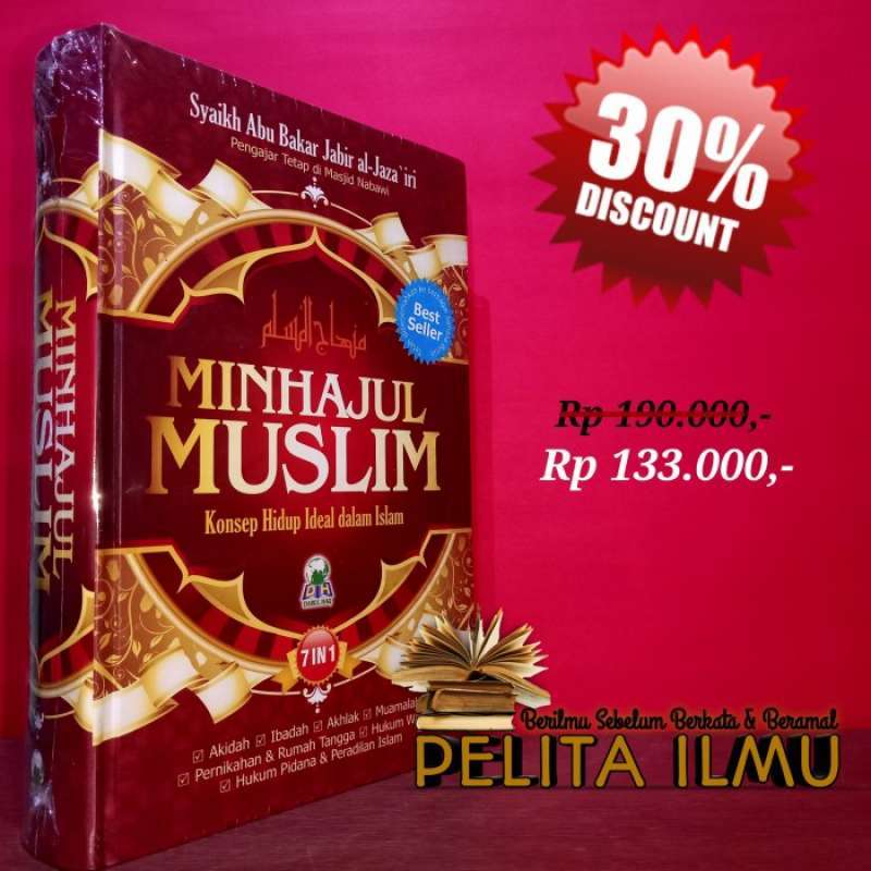 Promo Buku Minhajul Muslim Konsep Hidup Ideal Dalam Islam Diskon 23% Di ...