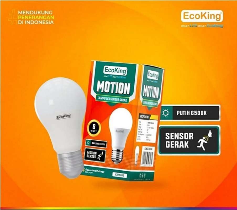 Jual Lampu Led Sensor Gerak Otomatis Ecoking - 13watt Di Seller Shin ...