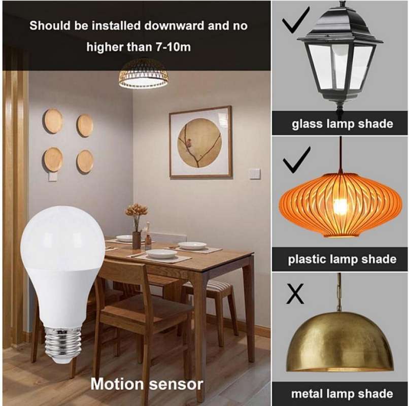 Jual Lampu Led Sensor Gerak Otomatis Ecoking - 9watt Di Seller Shin ...