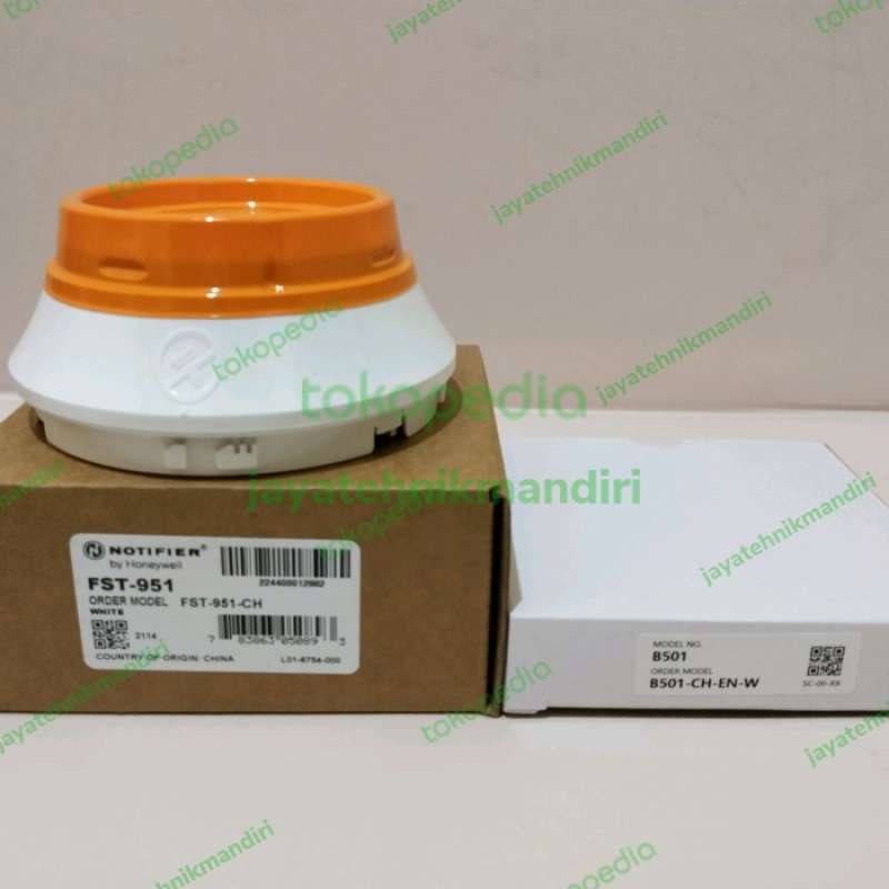 Jual Notifier Fst-951 Heat Detector Addressable C/w.base - Fst-951 Di ...