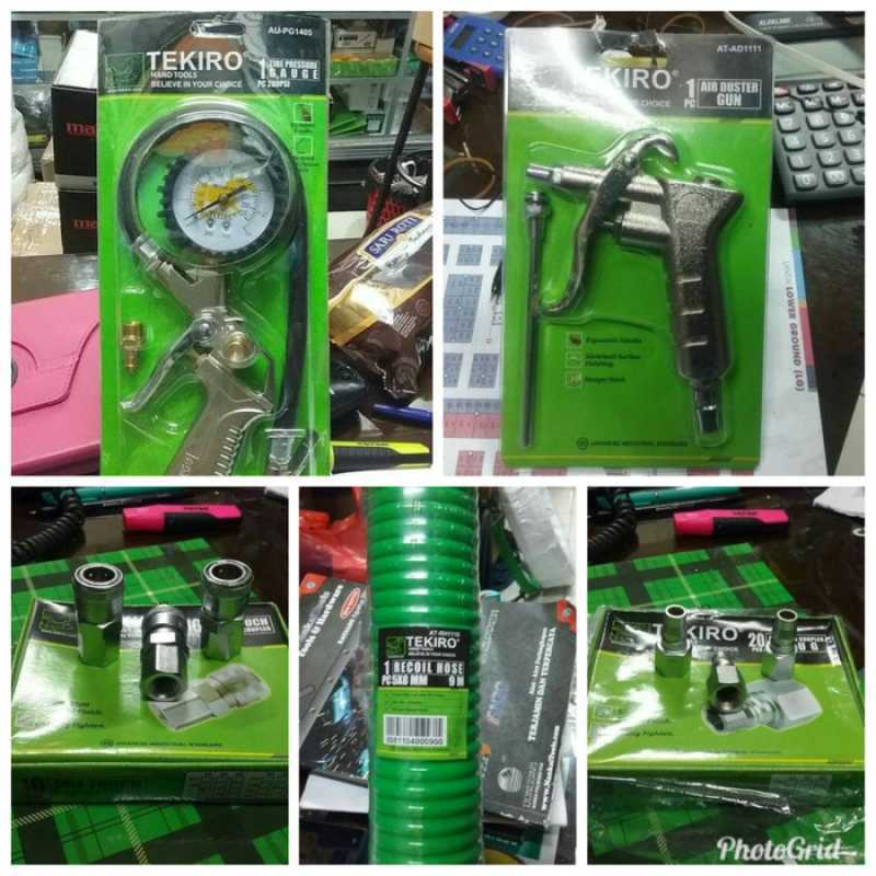 Jual Paket Isi Angin Ban Untuk Kompresor Selang Dan Air Duster Tekiro ...