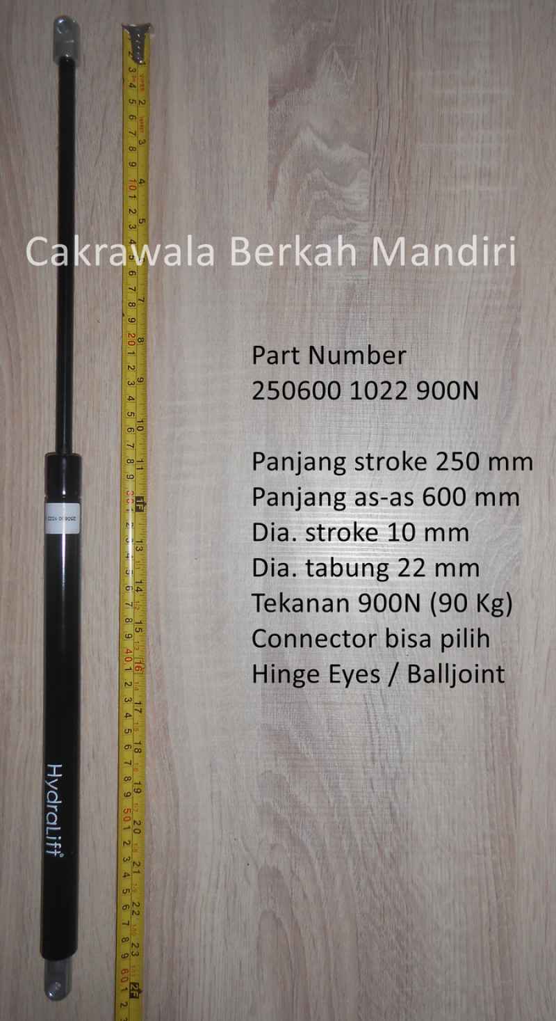 Jual Gas Spring Hidrolik 600 Mm 900n Merk Hydralift Ori Di Seller Shin ...