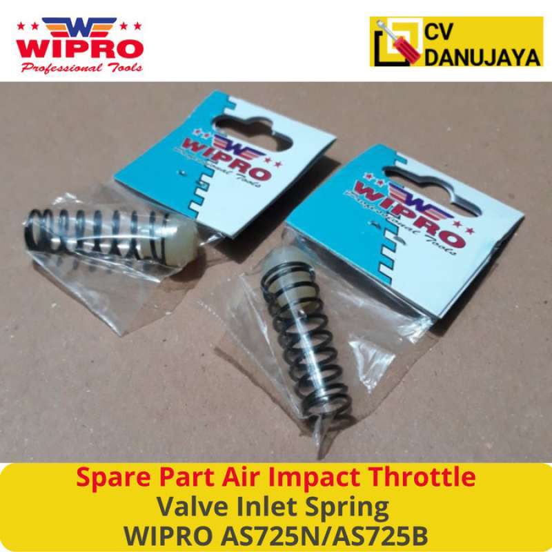 Jual Spare Part Air Impact Throttle Valve Inlet Spring Wipro As725n ...
