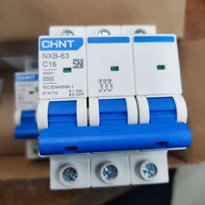 Jual Mcb Chint 3 Phase 6a - 10a - 16a - 20a - 25a - 32a - 40a Sni 6ka ...