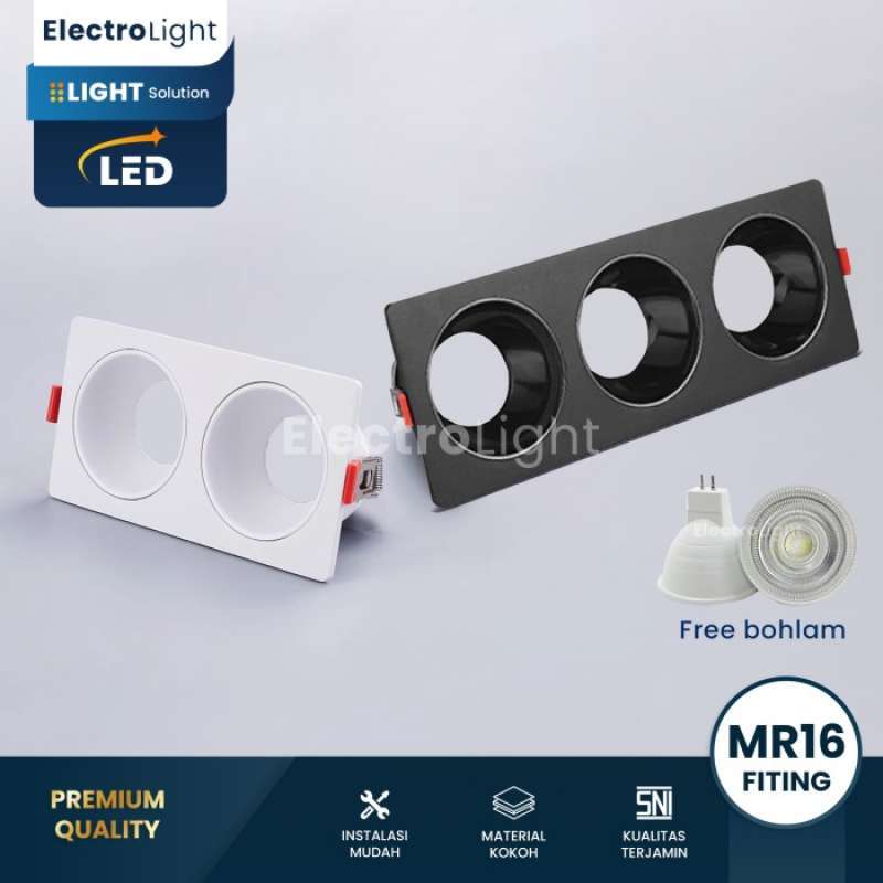 Promo Lampu Downlight Inbow Kotak Halospot Lampu Lampu Housing Mr Led Lampu Putih