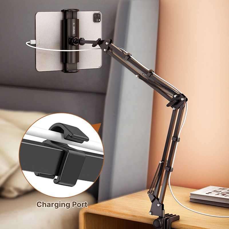 Jual Lazypod Holder Tablet Stand 360 Rotation Desk Clamp T2 Standing ...