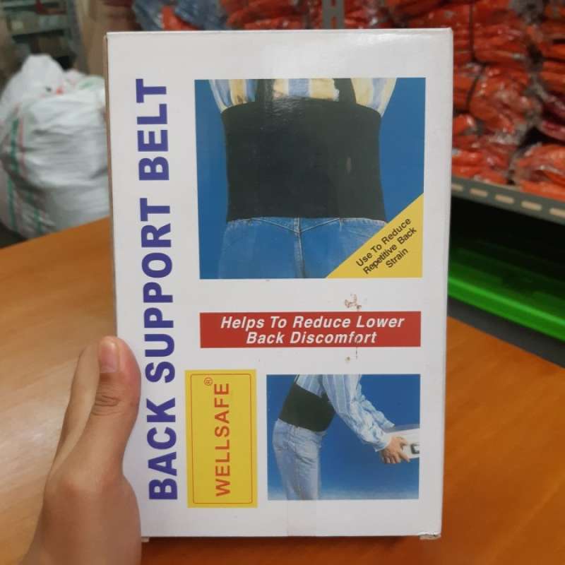 Promo Back Support Belt Wellsafe O.r.ig.in.al / Back Safety Belt - M ...