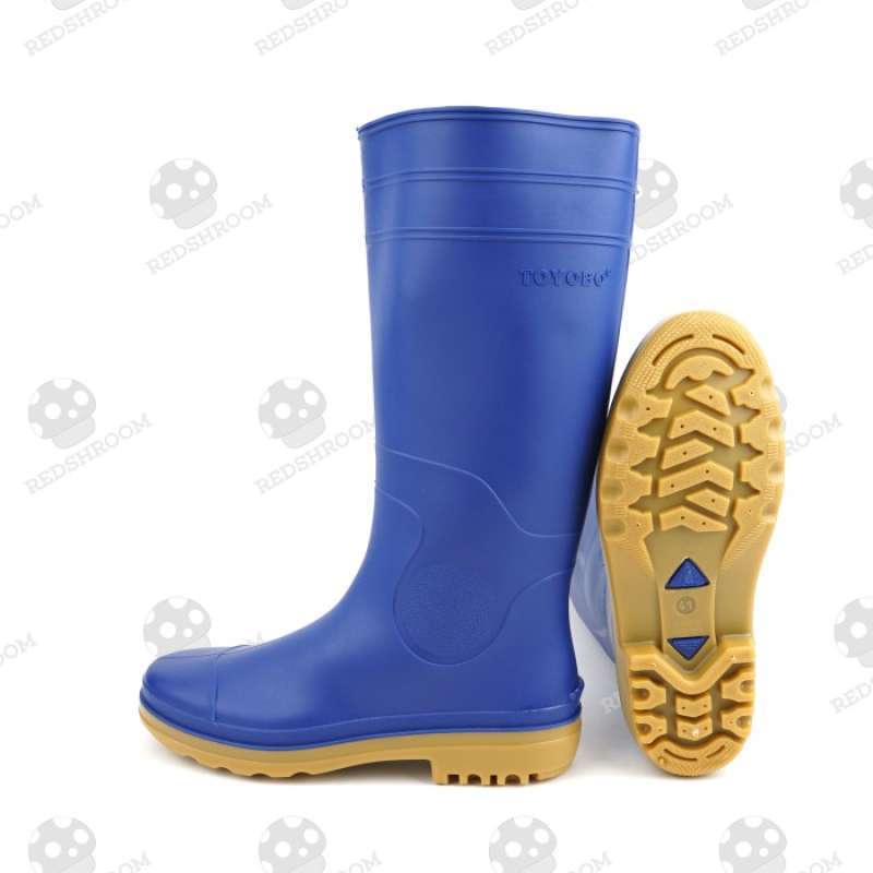 Promo Sepatu Boot Tinggi Toyobo 8808 Maroon Putih Biru Proyek Lentur ...