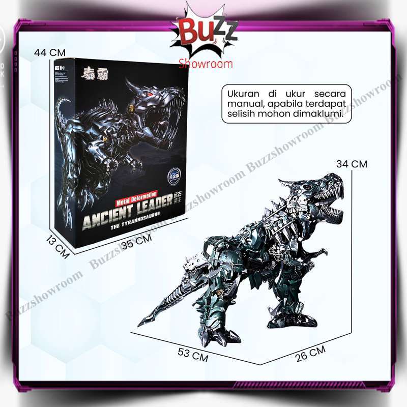 Jual Transformers Figure Robot Grimlock Ancient Leader Dinosaurus Ls-05 ...