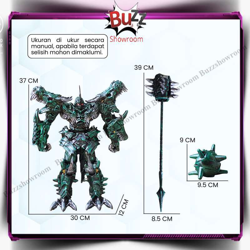 Jual Transformers Figure Robot Grimlock Ancient Leader Dinosaurus Ls-05 ...