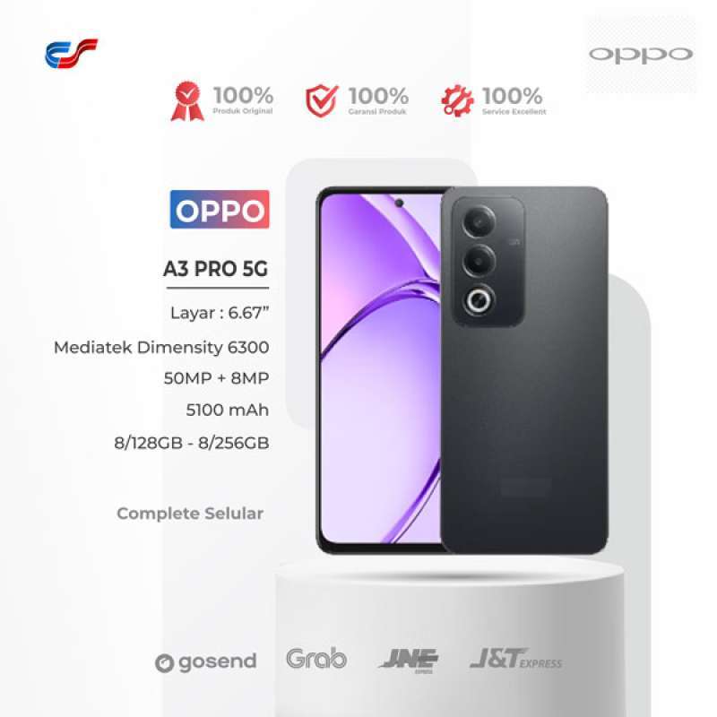 Promo Oppo A3 Pro Nfc 5g 8/256gb | Mediatek Dimensity 6300 Garansi Resmi Diskon 2% Di Seller ...