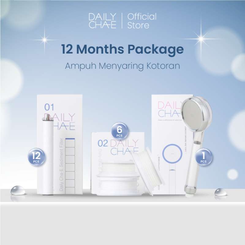 Promo Daily Cha-e 12 Months Package - Shower Kamar Mandi Dan Filter ...