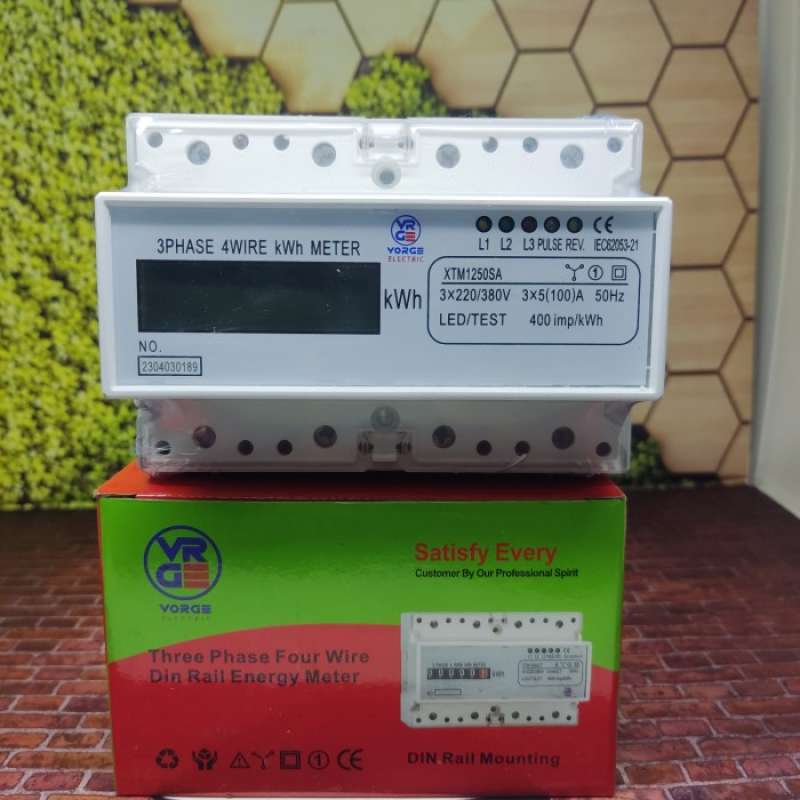 Jual Kwh Meter 3 Phase Digital/kwh Meter 3phase Digital Fort Ct Xtm1250sa Di Seller Raindrop ...