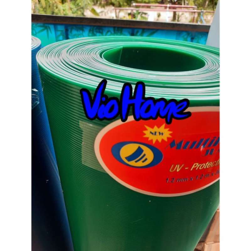 Jual Fiber Pagar Tebal Multiplas Jumbo,tinggi 1,2 Meter - Hijau Di ...