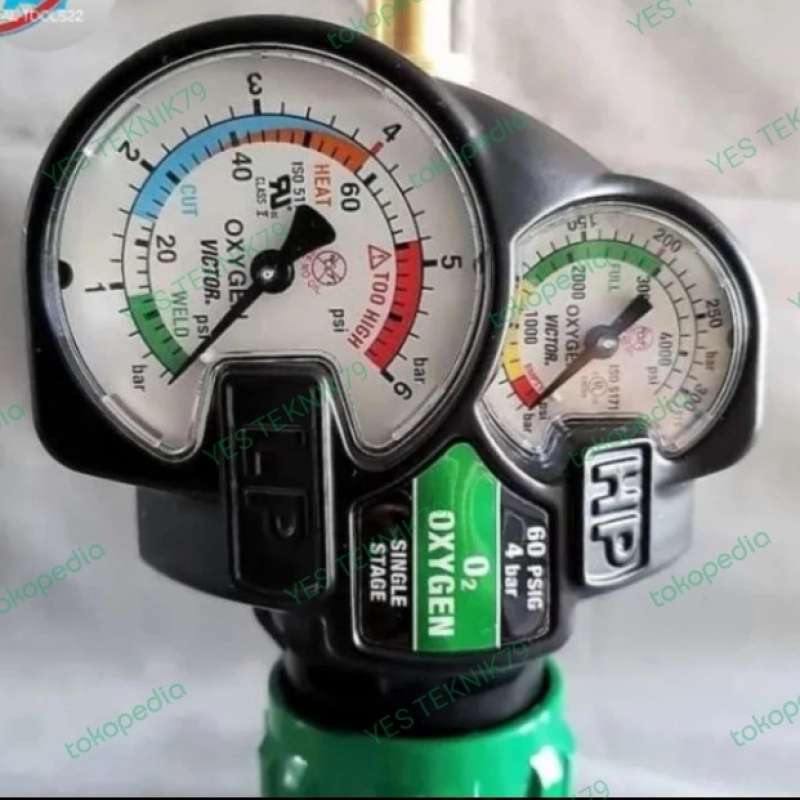 Jual Regulator Oxygen Original / Victor Edge Series Ess4-125-992 Di ...