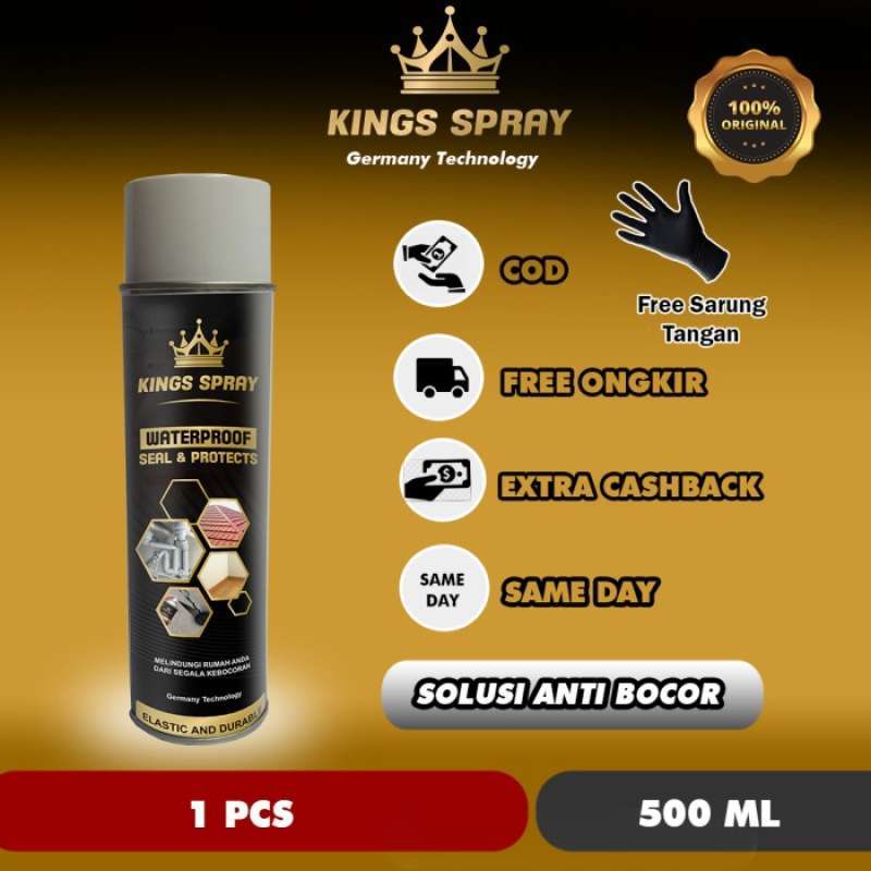 Jual Kings Sealent Spray - Atap Anti Bocor - Satuan (1pcs) - Aqua Spray ...