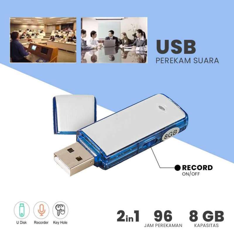 Jual Usb Flashdrive Sound Voice Recorder Flashdisk Perekam Suara 8gb Disc Dan Laptop Untuk ...