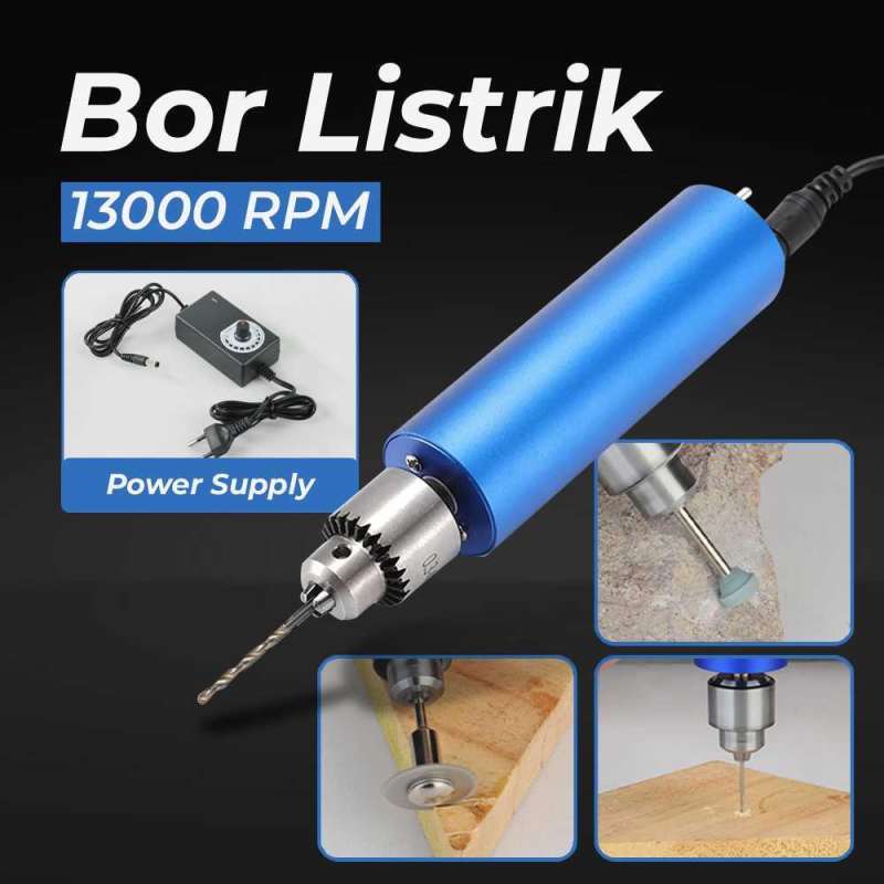 Jual Herctools Bor Listrik Mini Grinder Alat Ukir Multifungsi 13000 Rpm ...