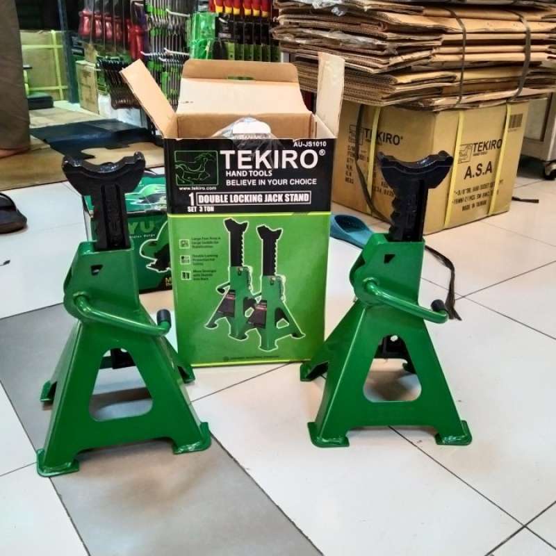 Promo Tekiro Jack Stand 3 Ton Set 2 Pcs / Penahan / Tahanan Dongkrak 3 ...