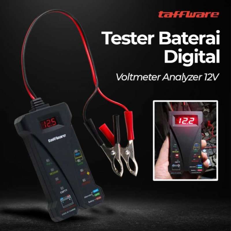Promo Alat Test Aki Accu Digital Tester Baterai Voltmeter Analyzer ...