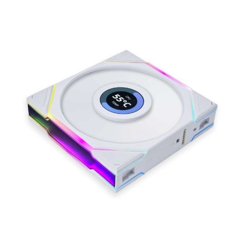 Jual Lian Li Uni Fan Tl Lcd120 Reverse Blade White Single Pack With 1.6 ...