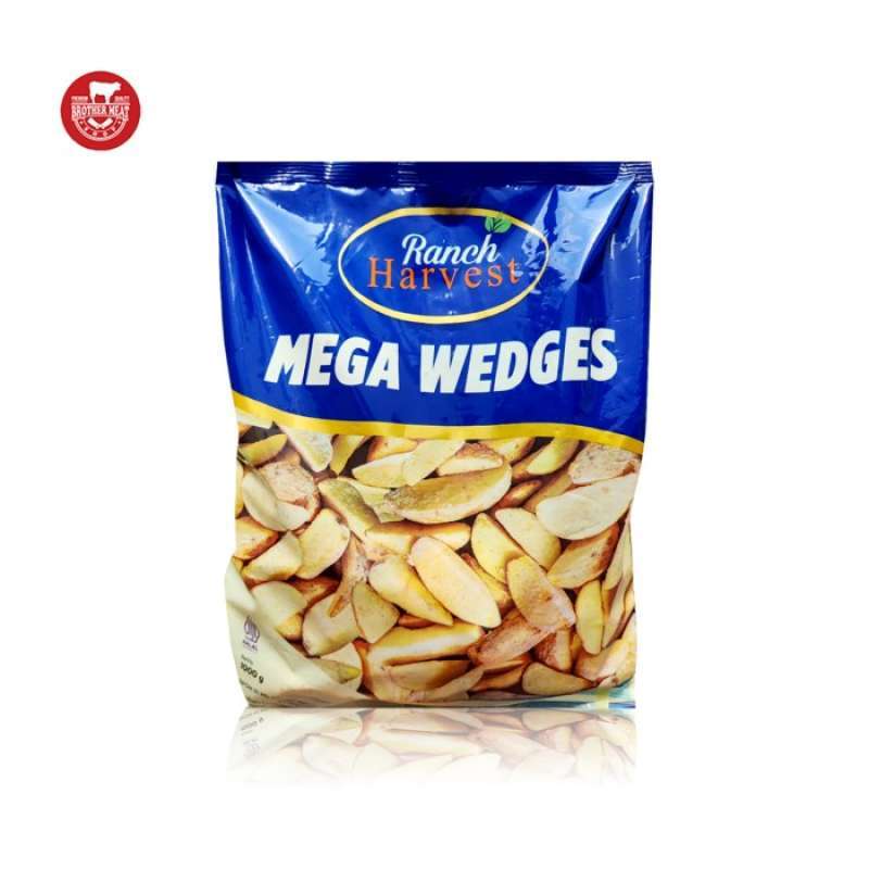 Promo Ranch Harvest Mega Wedges Fries 1kg, Kentang Goreng Wedge Cut ...