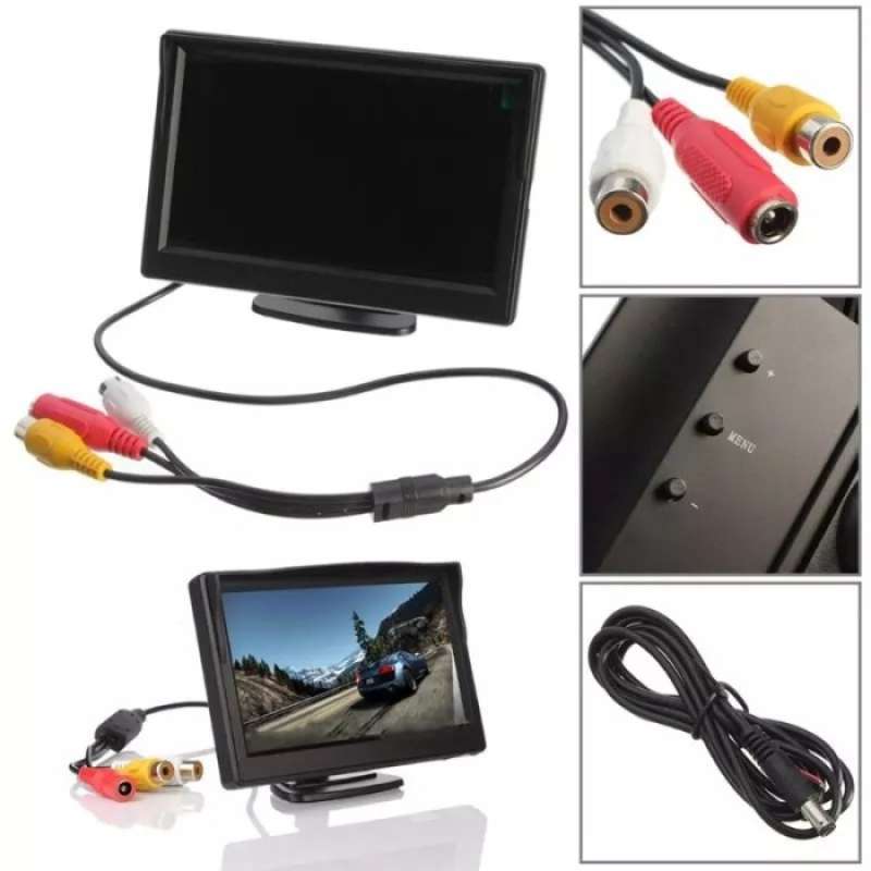 Jual Monitor Cctv Tft Lcd 5 Inch Security Car View Parkir Monitor Di ...