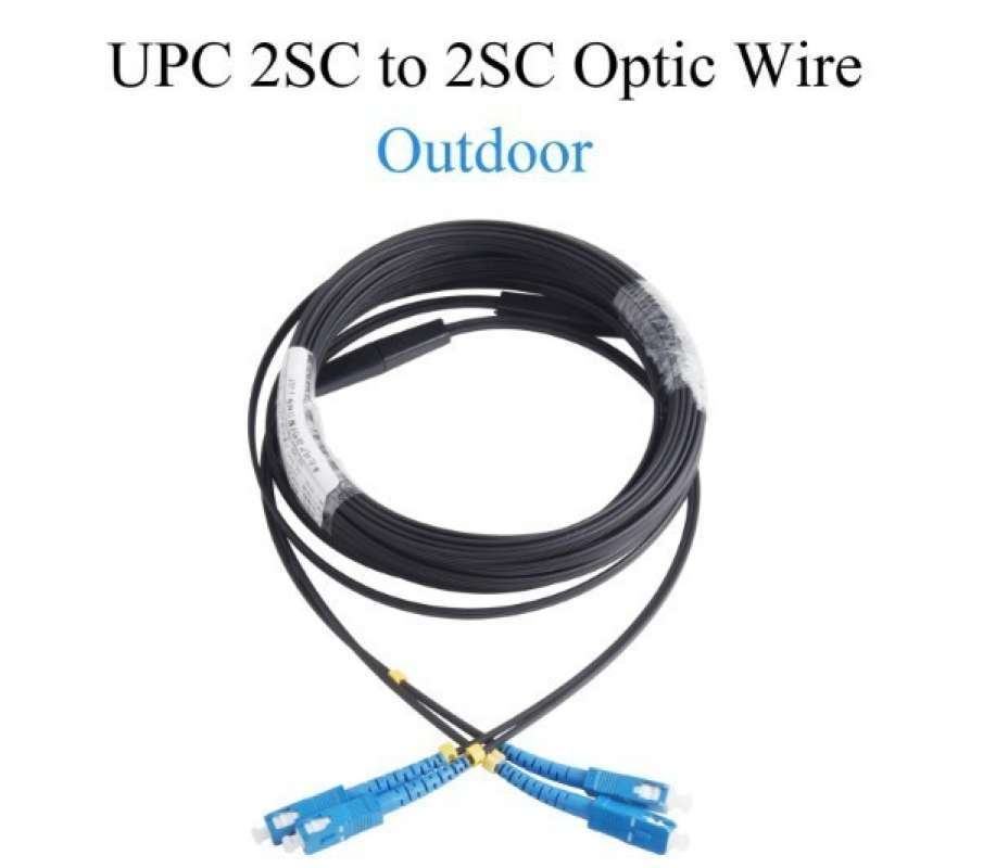 Jual Netline Kabel Fiber Optic 200meter Dual 2 Core Precon Outdoor Di ...