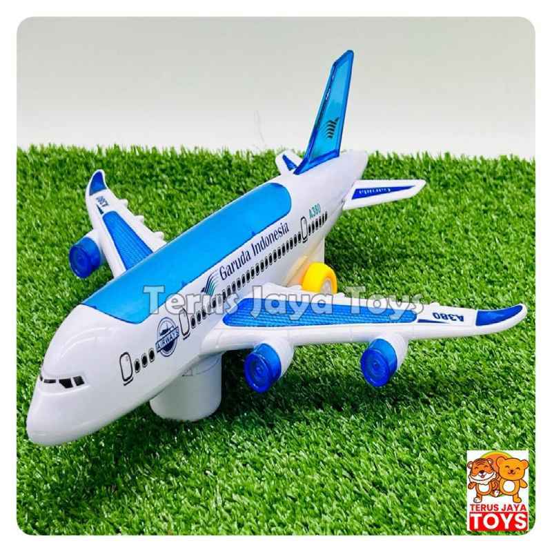 Promo Mainan Anak Pesawat Baterai /plane /pesawat Garuda Indonesia ...