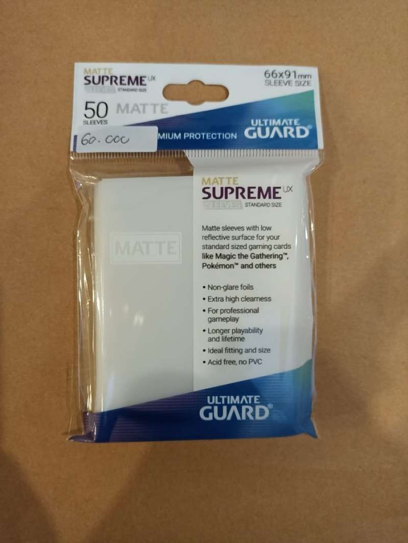 Promo Ultimate Guard Standard Sleeve (isi 50) - Pokemon Tcg, Digimon ...