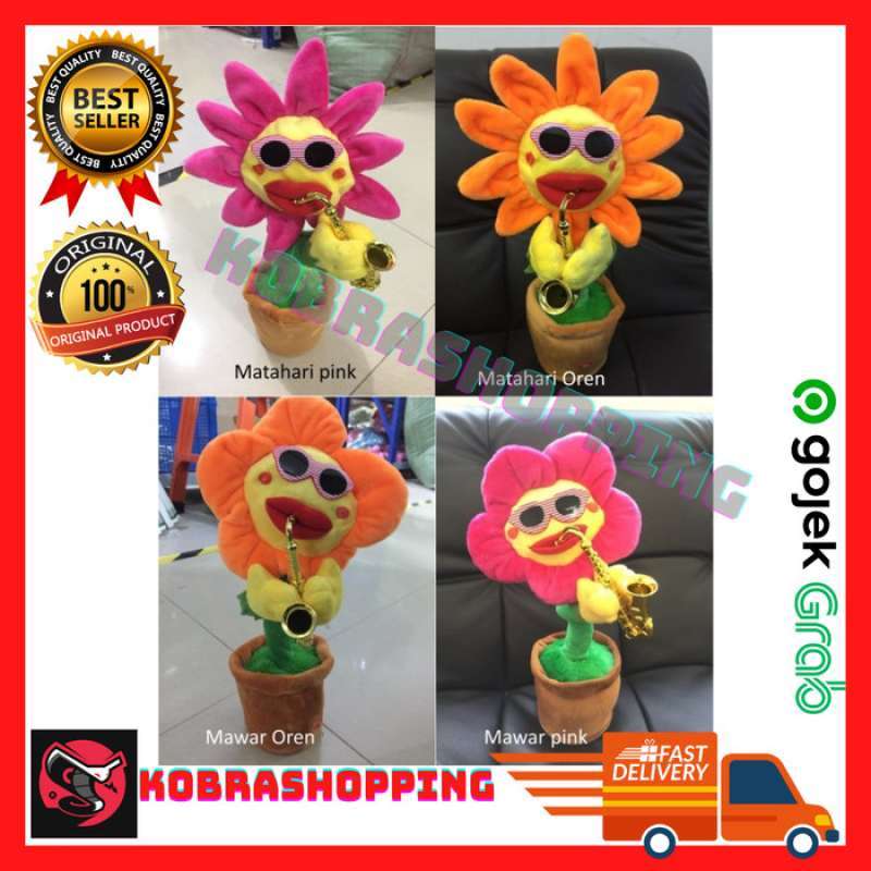 Promo Saxophone Singing Dancing New Mainan Bunga Matahari Sun Diskon 23 ...