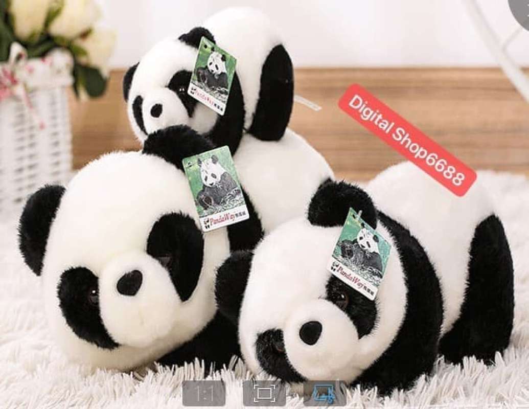 Promo Boneka Panda Duduk Lembat Dan Lucu Banget Ukuran 25 Cm Diskon 23% ...