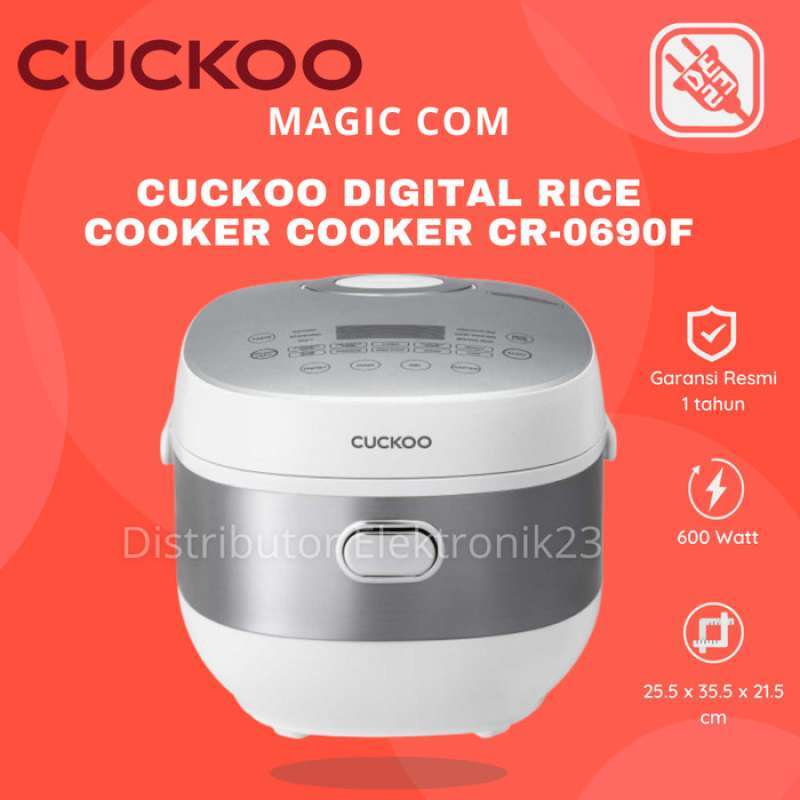 Promo Cuckoo Digital Rice Cooker 1 L Cr-0690f Magic Com Diskon 33% Di ...