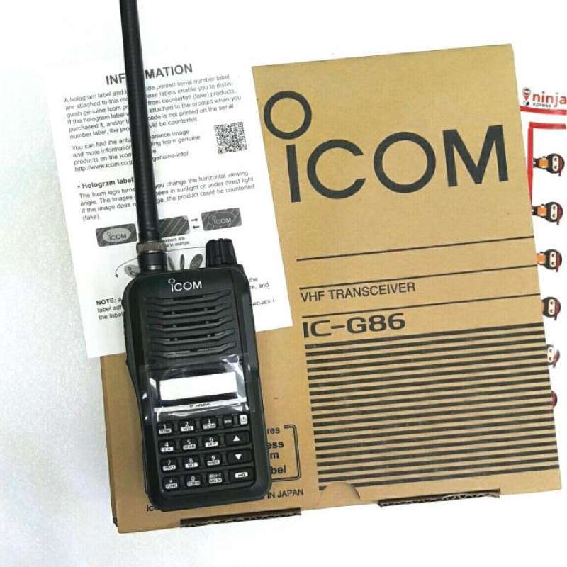 Promo Ht Icom Ic-g86 Vhf Transceiver Original Diskon 25% Di Seller ...
