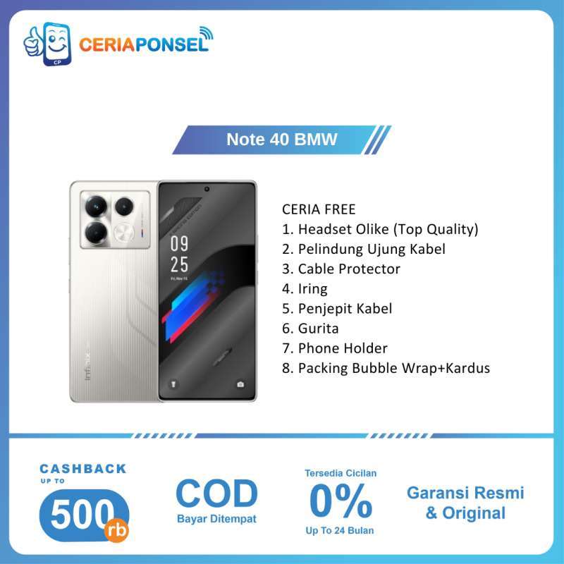 Promo Infinix Note 40 Bmw Racing Edition 8/256gb Mediatek Helio G99 ...