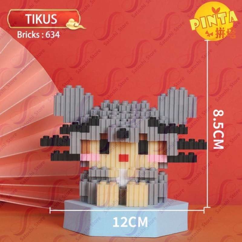 Promo Nano Block 12 Shio Series Mini 01 | Bricks Education Nano Block ...