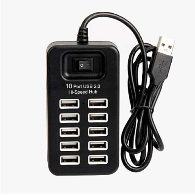 Promo Sku-1098 Usb Hub 2.0 10 Port Panjang Kabel 1 Meter Hi Speed / 1m ...