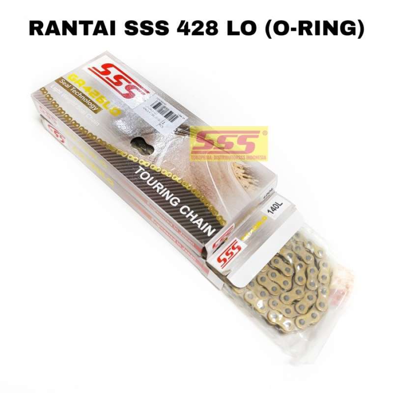 Promo Rantai Sss 428 Lo O-ring Gold Gtr15 Gsx Fu Ninja Terbaik Diskon ...