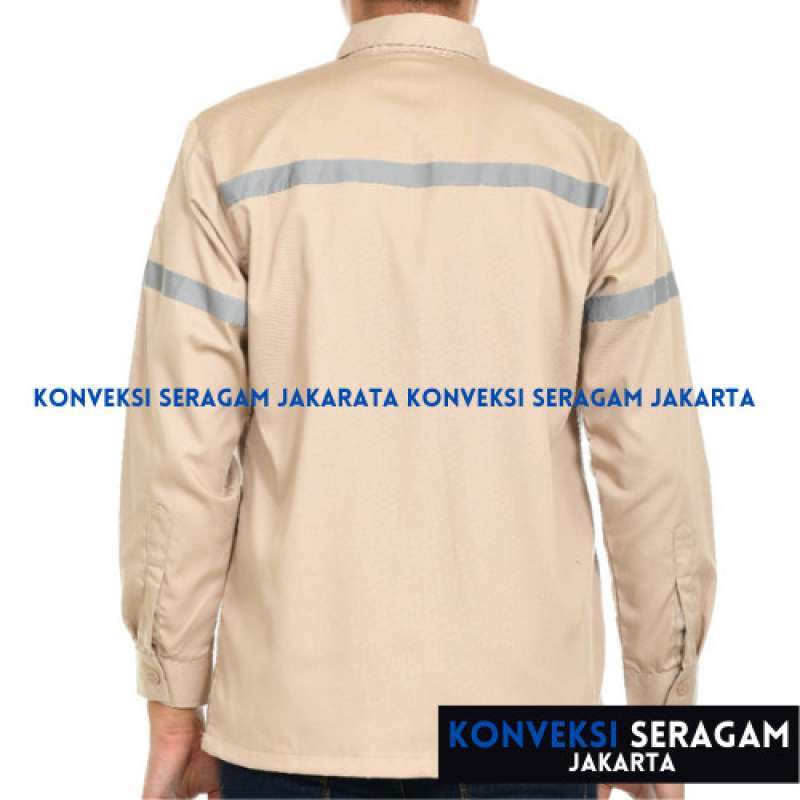 Promo Promo- Baju Kemeja Seragam Kerja Wearpack Werpak Proyek Safety ...