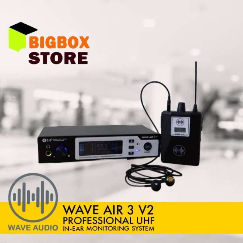 Promo Wave Audio Monitor Wave Air 3 V2 Iem System -1rx-1tx Diskon 23% ...