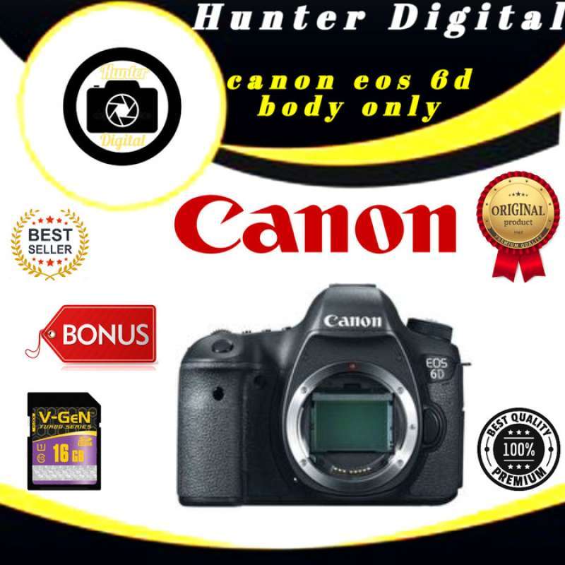 Promo Canon Eos 6d Body Only Diskon 23% Di Seller Ryoma Store - Kebon Kacang, Kota Jakarta Pusat ...